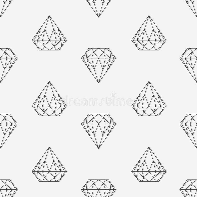 Diamond seamless pattern. stock vector. Illustration of modern - 82148792
