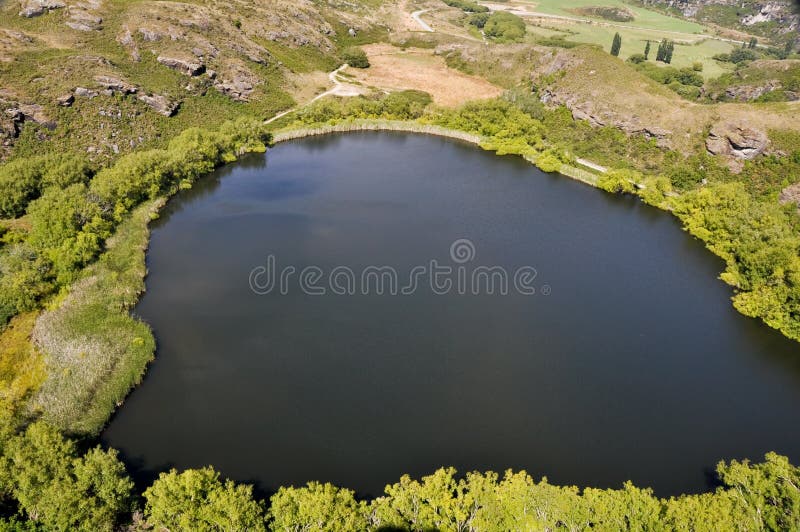Diamond See, Wanaka (Neuseeland) Stockbild - Bild von nave, seeland ...