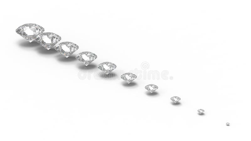 Diamond with shadows stock illustration. Illustration of forever - 21581260