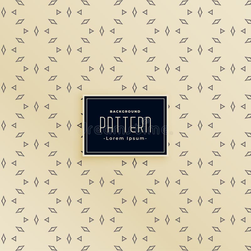 Diamond Shape Decorative Line Pattern Background Design Stock Vector ...