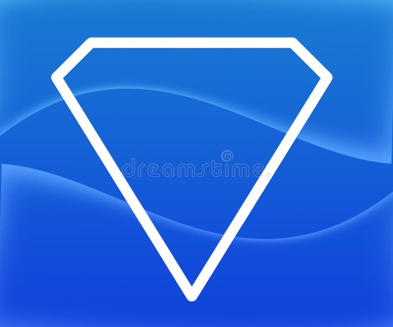 Diamond Shape Figures Abstract on Blue Background Stock Illustration ...