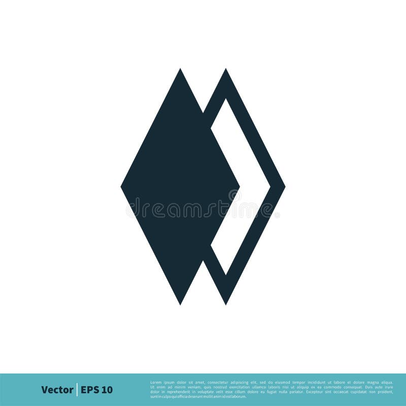Diamond Shape Icon Vector Logo Template Illustration Design. Vector EPS ...
