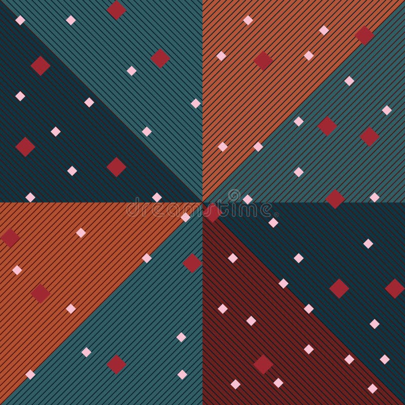 Diamond Shape Line Seamless Pattern Stock Vector - Illustration of ...