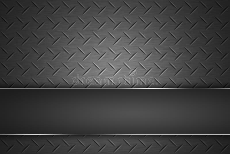 Diamond Shape Steel Plate Texture. Stock Illustration - Illustration of ...