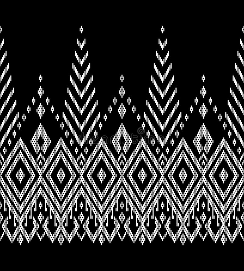 Diamond-shaped Abstract Ethnic Geometric Pattern Stock Illustration ...