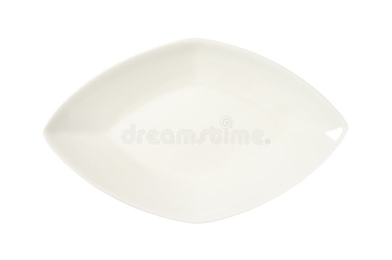 Diamond Shaped Dinner Plate Stock Image - Image of single, diamond ...