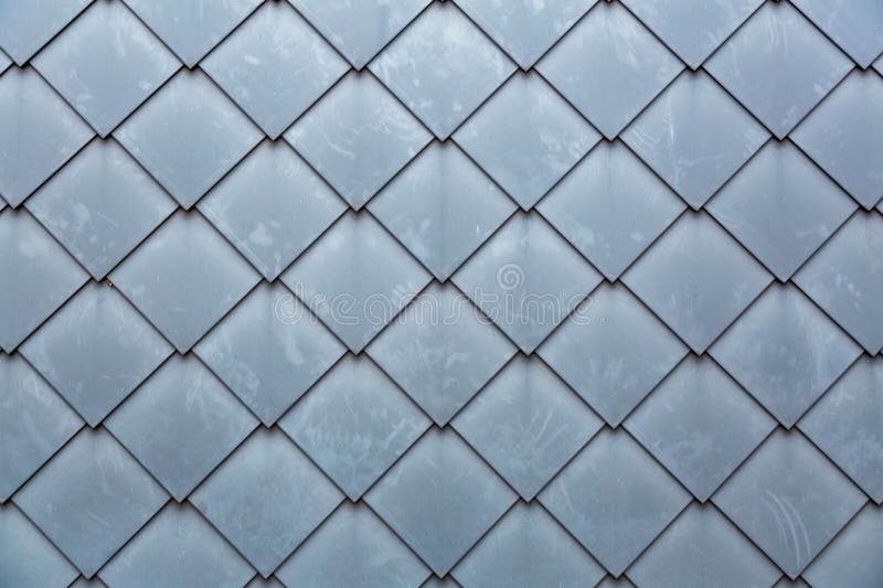 Diamond Shaped Fish Scale Tiled Wall Texture Background Stock Photo ...