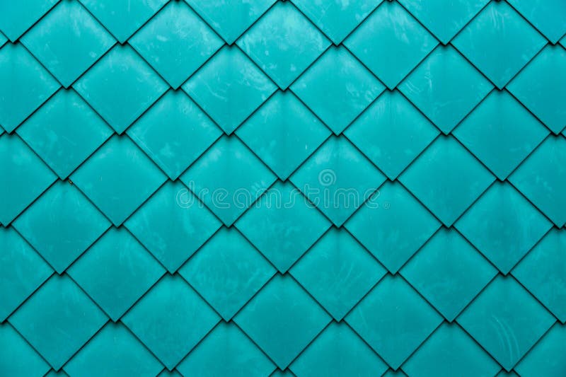 Diamond Shaped Fish Scale Tiled Wall Texture Background Stock Photo ...