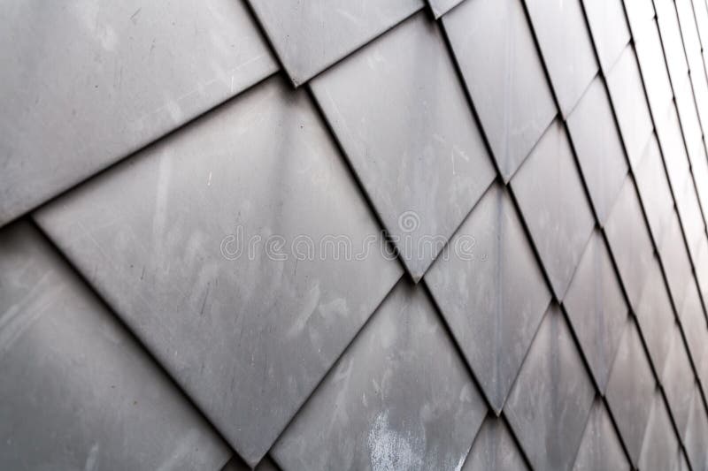 Diamond Shaped Fish Scale Tiled Wall Texture Background Stock Photo ...