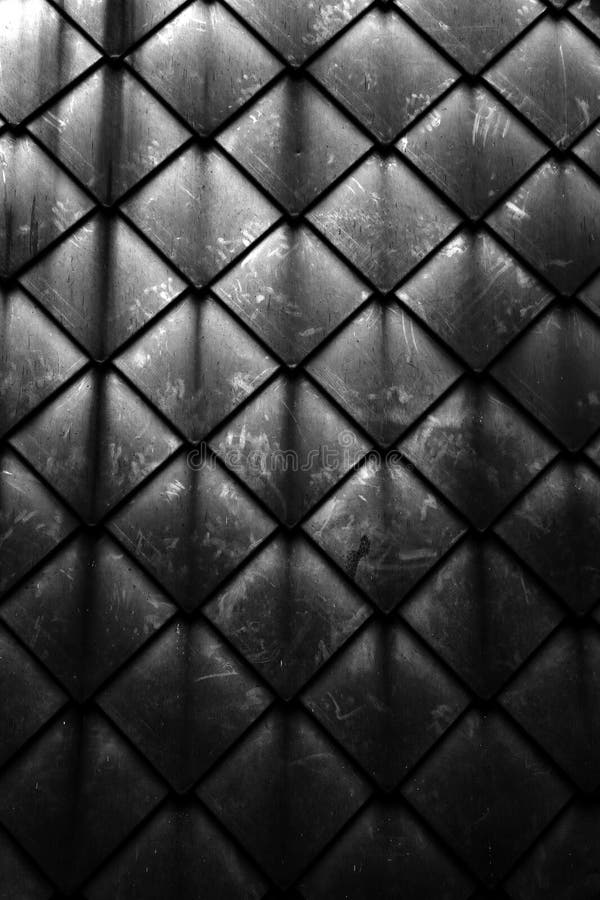 Diamond Shaped Fish Scale Tiled Wall Texture Background Stock Photo ...