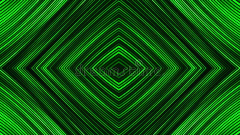Diamond-shaped Pattern with Colorful Flashing Lines. Motion ...
