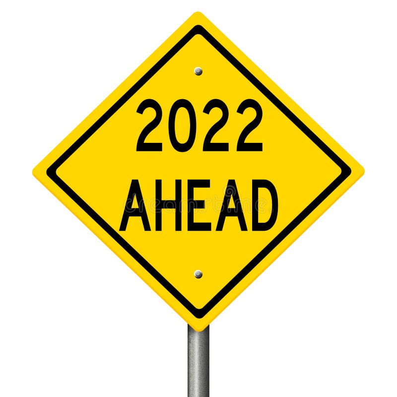 Rendering of a Yellow Highway Sign Stock Illustration - Illustration of ...