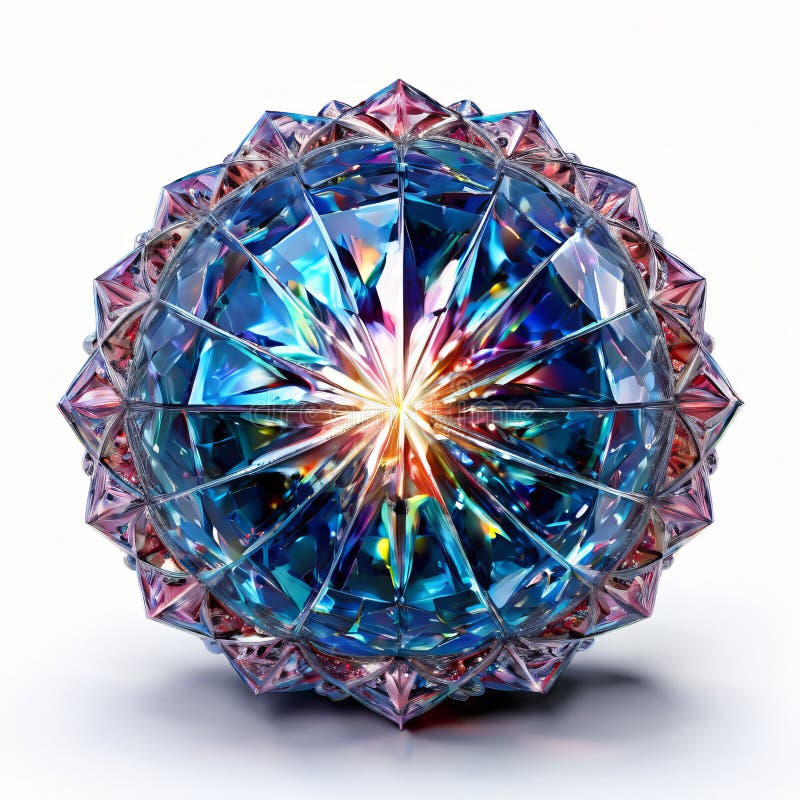 Diamond Shells Large Spherical Fireworks that Explode Stock Image ...