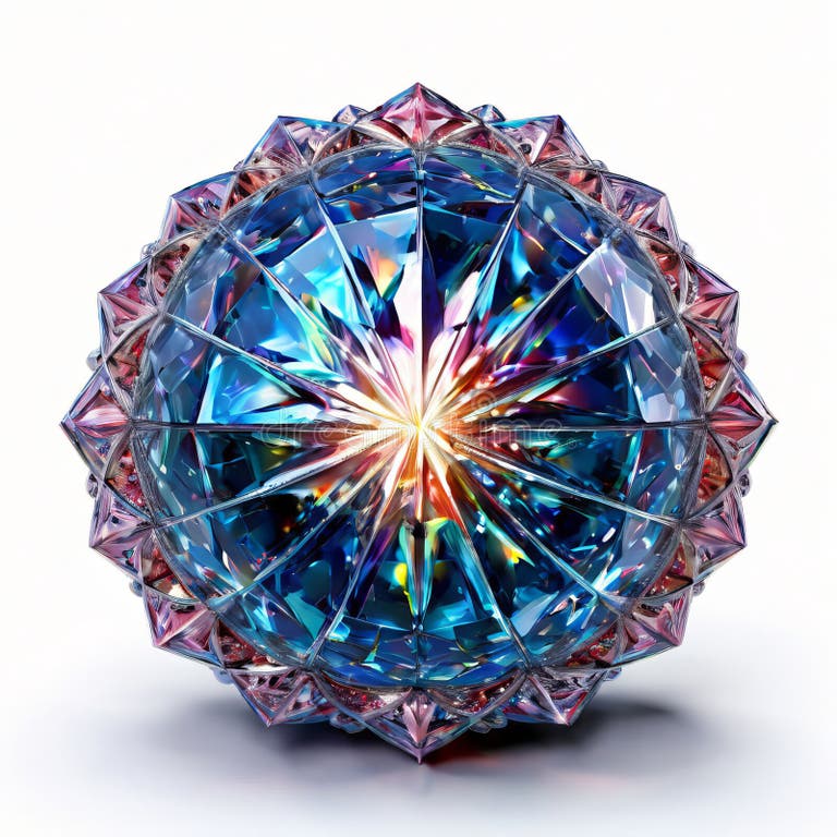 Diamond Shells Large Spherical Fireworks that Explode Stock Image ...