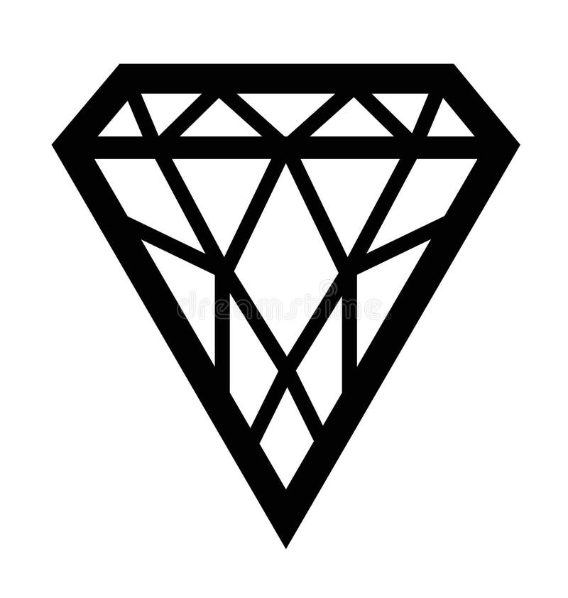 Diamond Shape Silhouette
