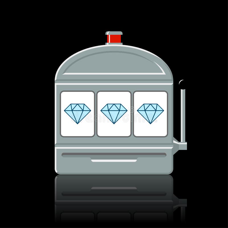 Diamond Slot Machine Icon Vector Illustration Stock Vector ...
