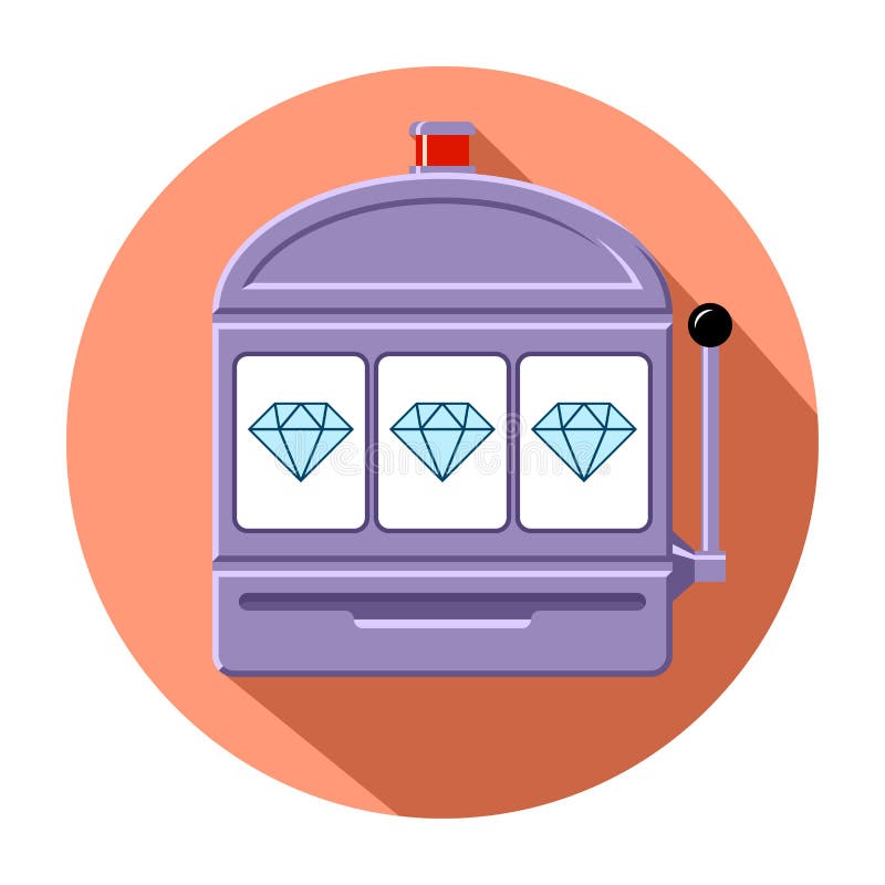 Diamond Slot Machine Icon Vector Illustration Stock Vector ...