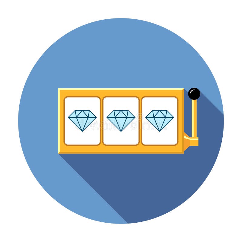 Diamond Slot Reels Icon Vector Illustration Stock Vector - Illustration ...