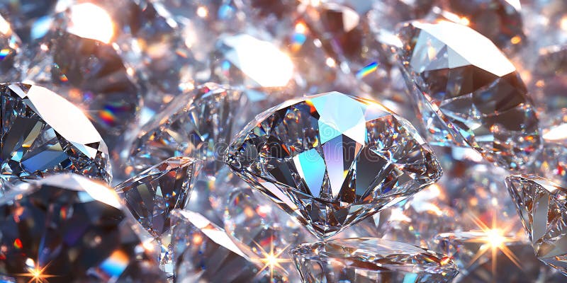 Diamond Sparkle Background Glimmering Jewel Texture Stock Illustration ...