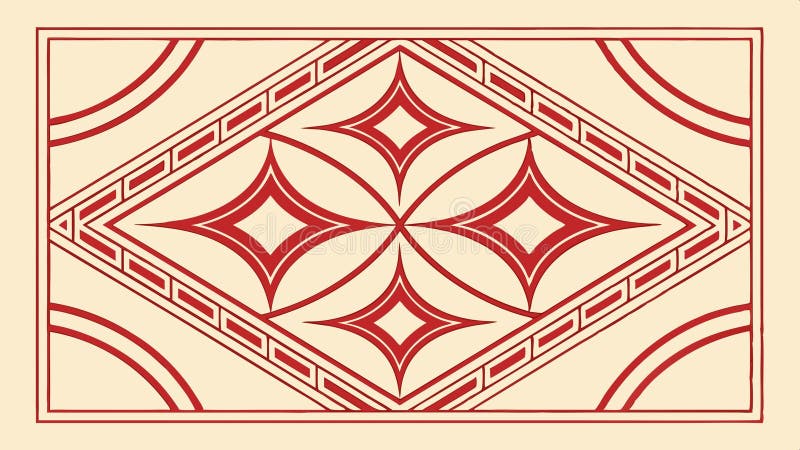 Diamond and Square Fan, Geometric Vector Design Art Generative AI Stock ...