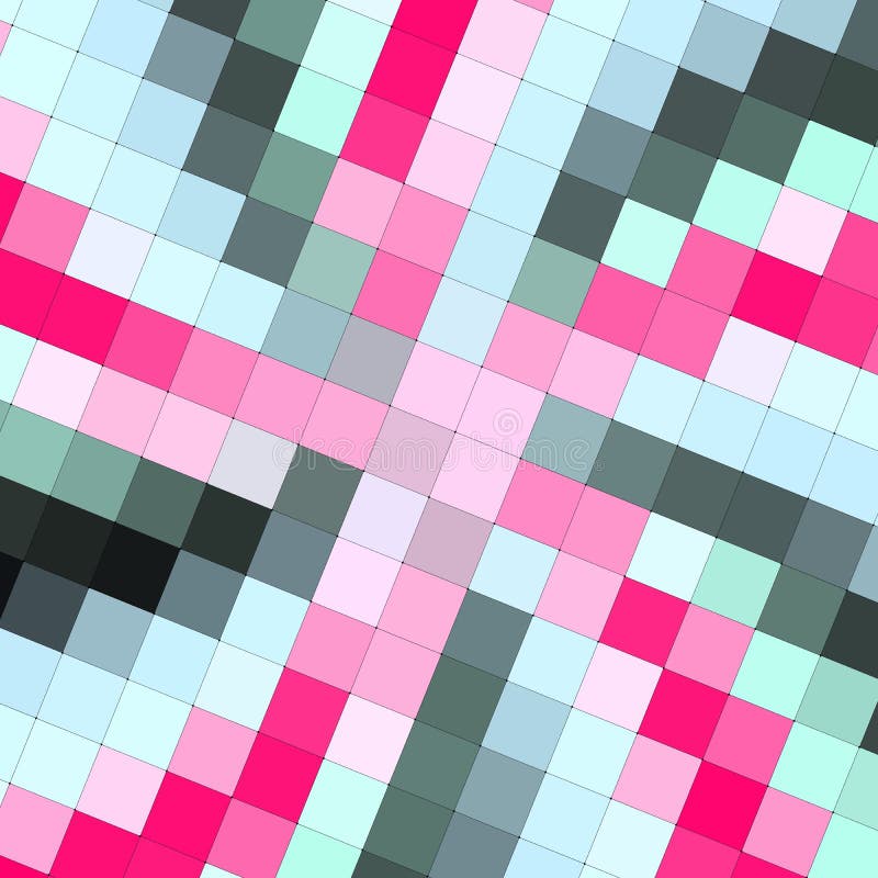 Diamond Square Shaped Abstract Mosaic Tiles Pattern with Diagonal ...