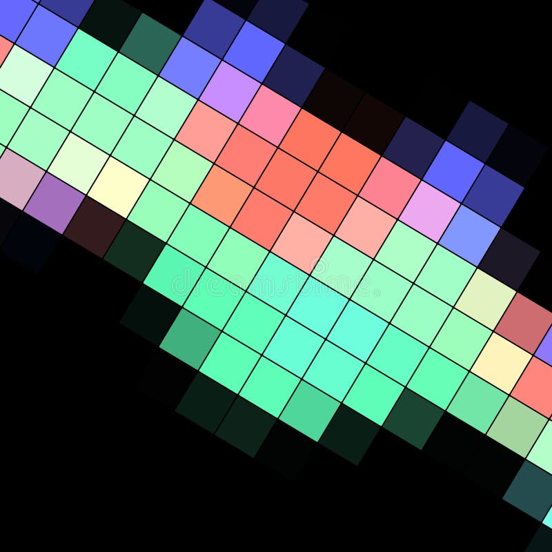 Diamond Square Shaped Abstract Mosaic Tiles Pattern with Diagonal ...