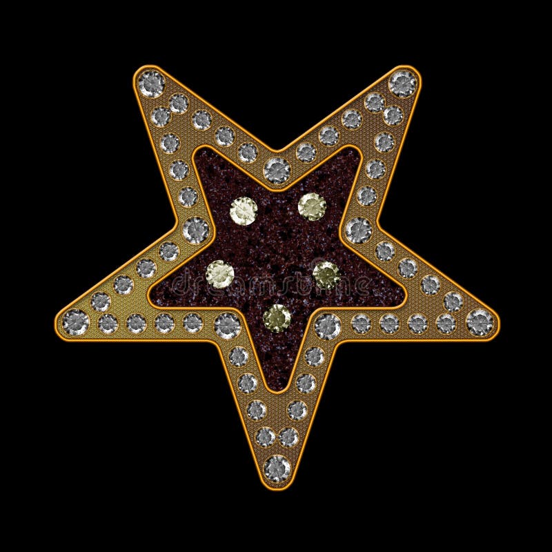 Diamond star stock illustration. Illustration of diamonds - 28477608