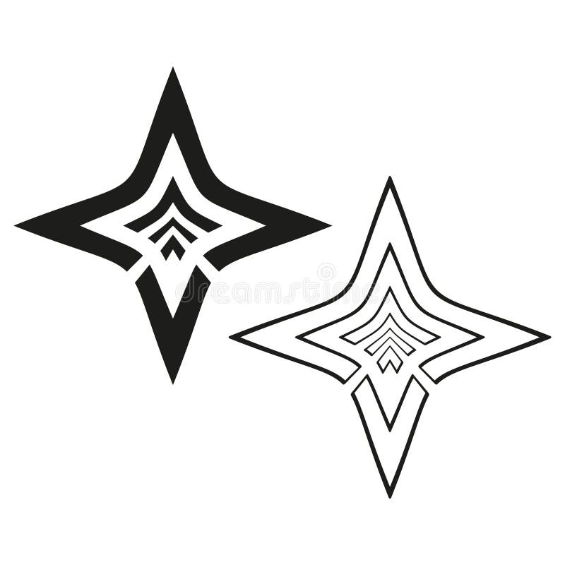 Diamond star Vector stock illustration. Illustration of shiny - 24834106