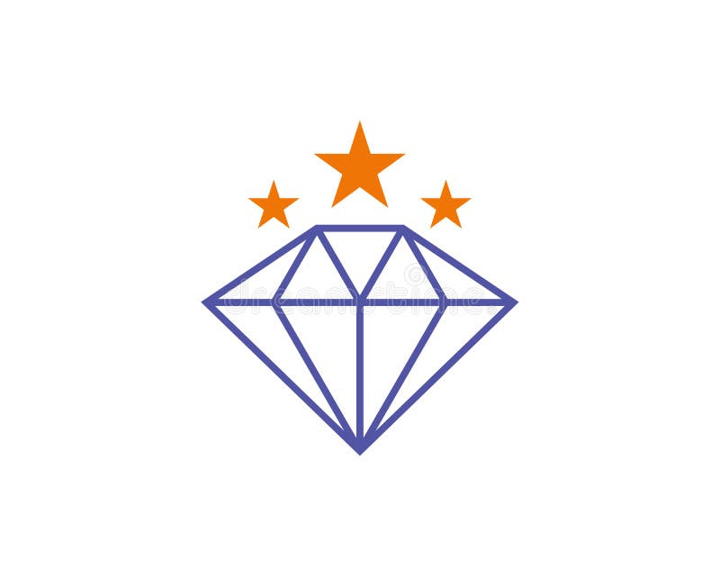 Set of Diamond Star Logo Design Vector Template, Creative Diamond Logo ...