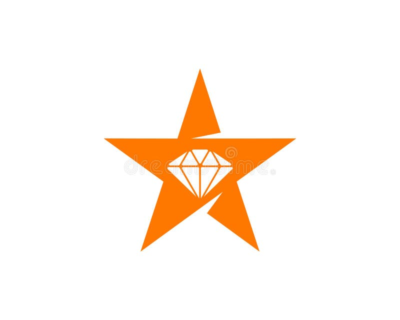 Set of Diamond Star Logo Design Vector Template, Creative Diamond Logo ...