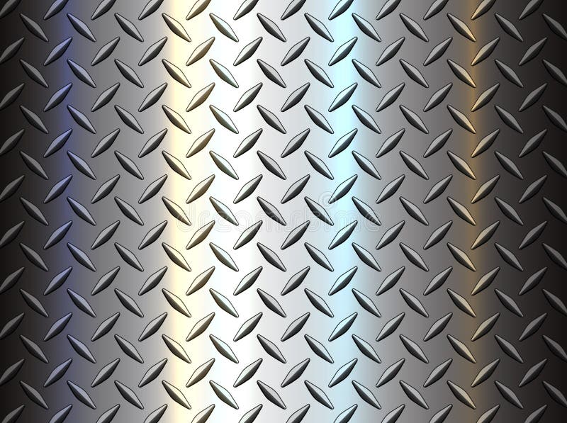 Diamond Steel Metal Sheet Texture Background Stock Vector ...