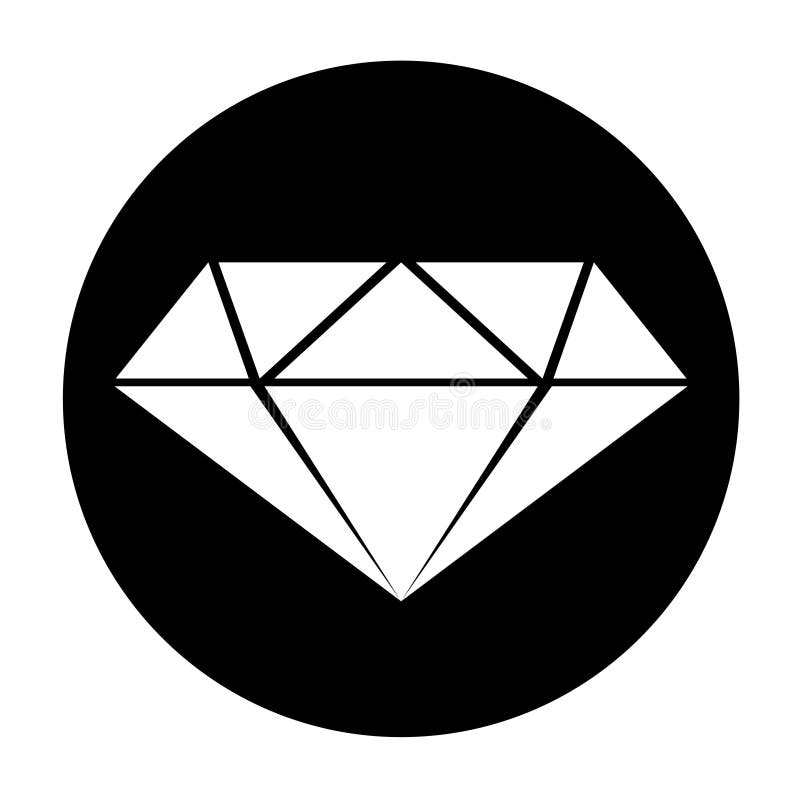 Diamond symbol stock vector. Illustration of luxury, jewelry - 74028533