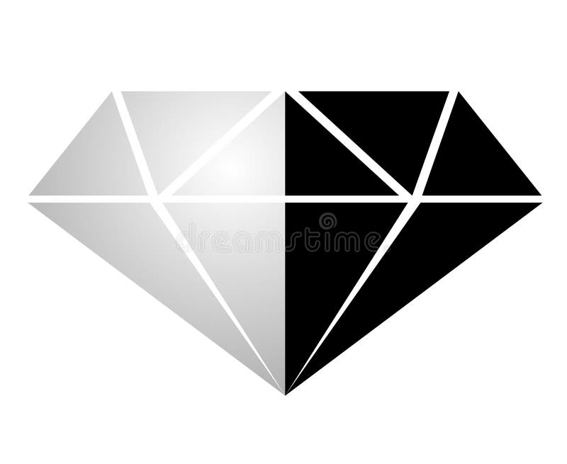 Diamond symbol stock vector. Illustration of luxury, jewelry - 74028533