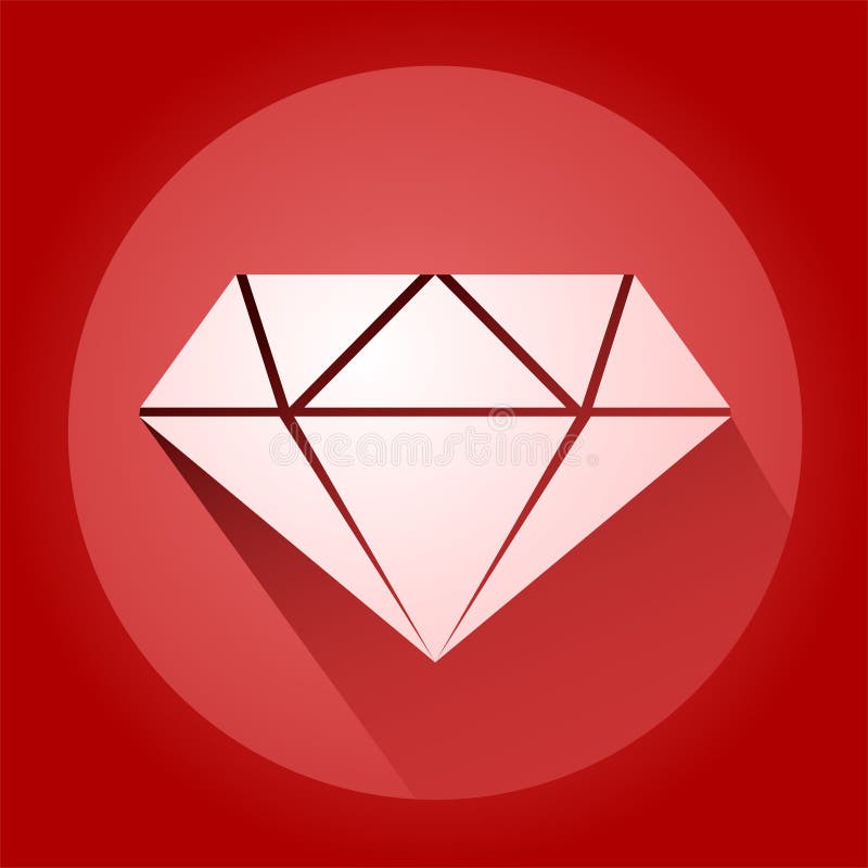 Diamond symbol stock vector. Illustration of clean, flat - 90627023