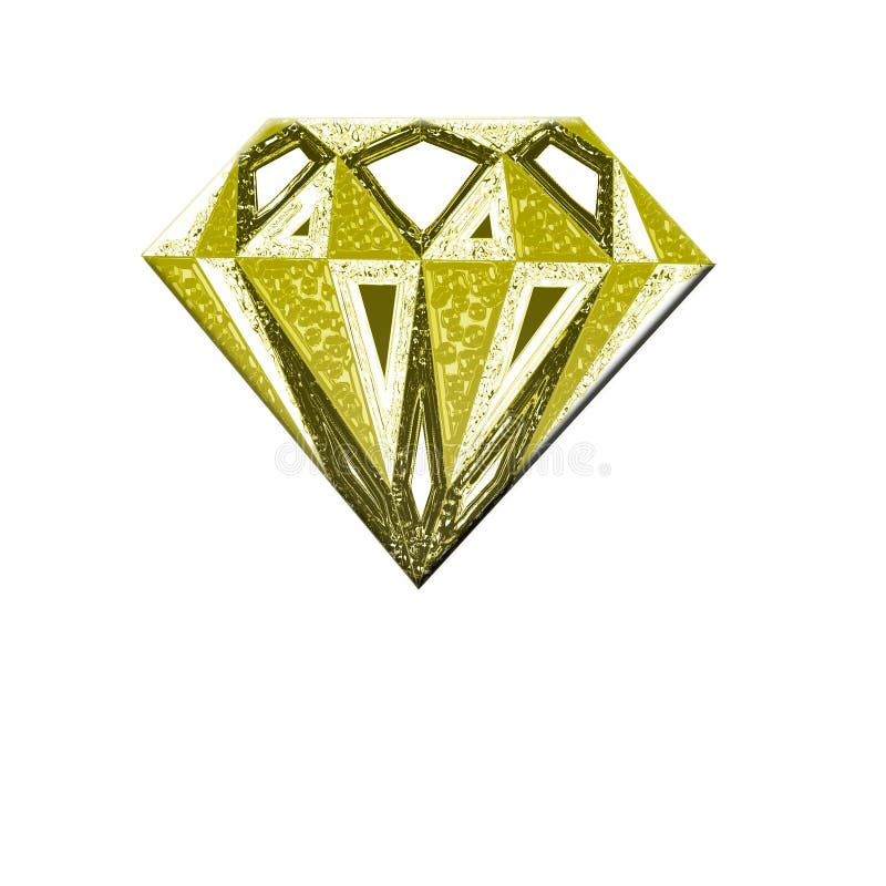 Diamond Symbol. Diamond Illustration in a Flat Style. Stock ...