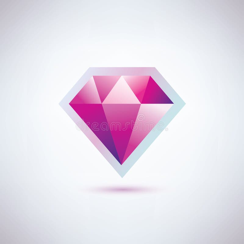 Diamond symbol stock vector. Illustration of transparent - 40775076