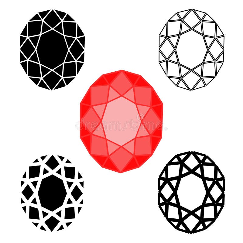 Diamond Symbols vector illustratie. Illustration of samenvatting - 64049499