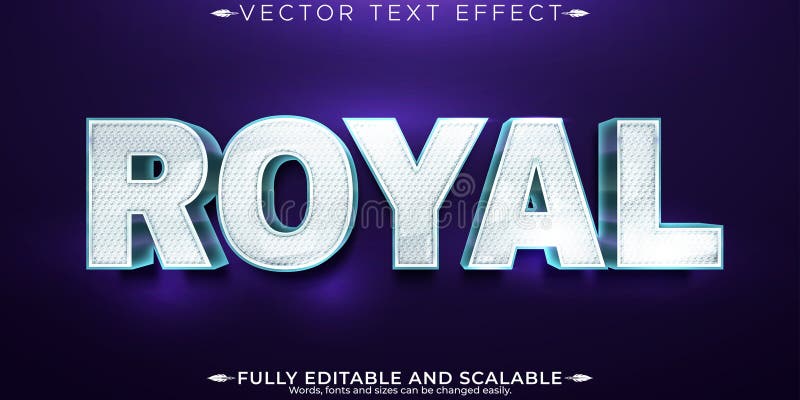 Diamond Text Effect, Editable Bling and Luxury Text Style Stock Vector ...