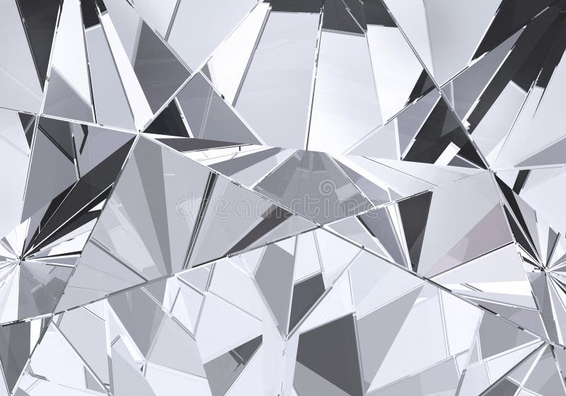 Diamond Texture Closeup and Kaleidoscope. Top View of Round Gemstone ...