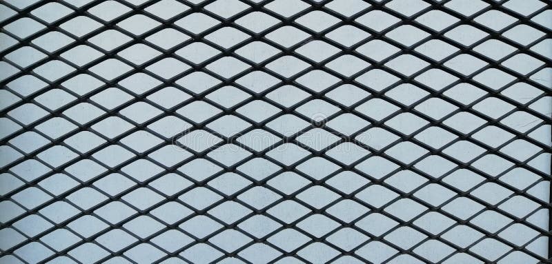 Diamond Texture Industrial Metal Fence Grid Stock Photo - Image of ...