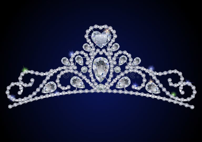 Diamond Tiara Vector Illustration Stock Illustrations – 2,096 Diamond ...