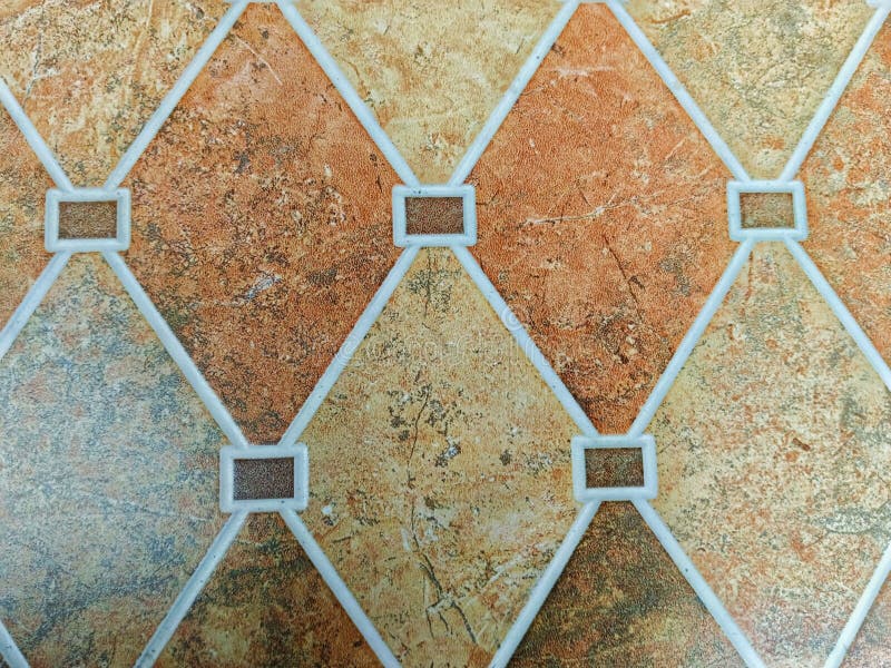Diamond Tile Pattern Texture with Beige and Brown Colors Stock Image ...