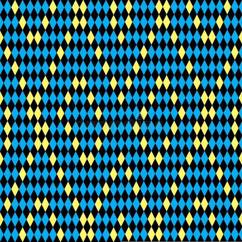 Diamond Tiles Seamless Pattern Stock Illustration - Illustration of ...