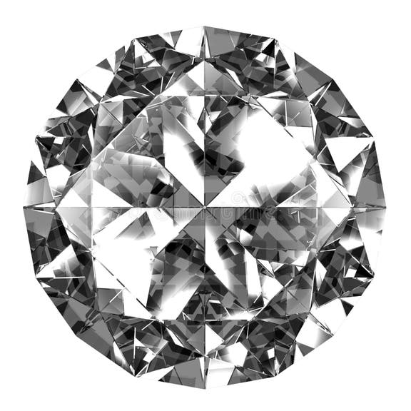 Diamond top view stock illustration. Illustration of isolated - 91805090