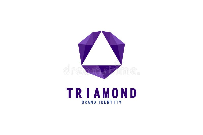 Diamond logo design stock vector. Illustration of symbol - 210514283