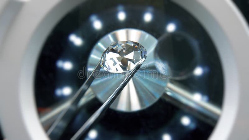 Diamond Under Magnifying Glass Stock Footage - Video of precious, rich ...