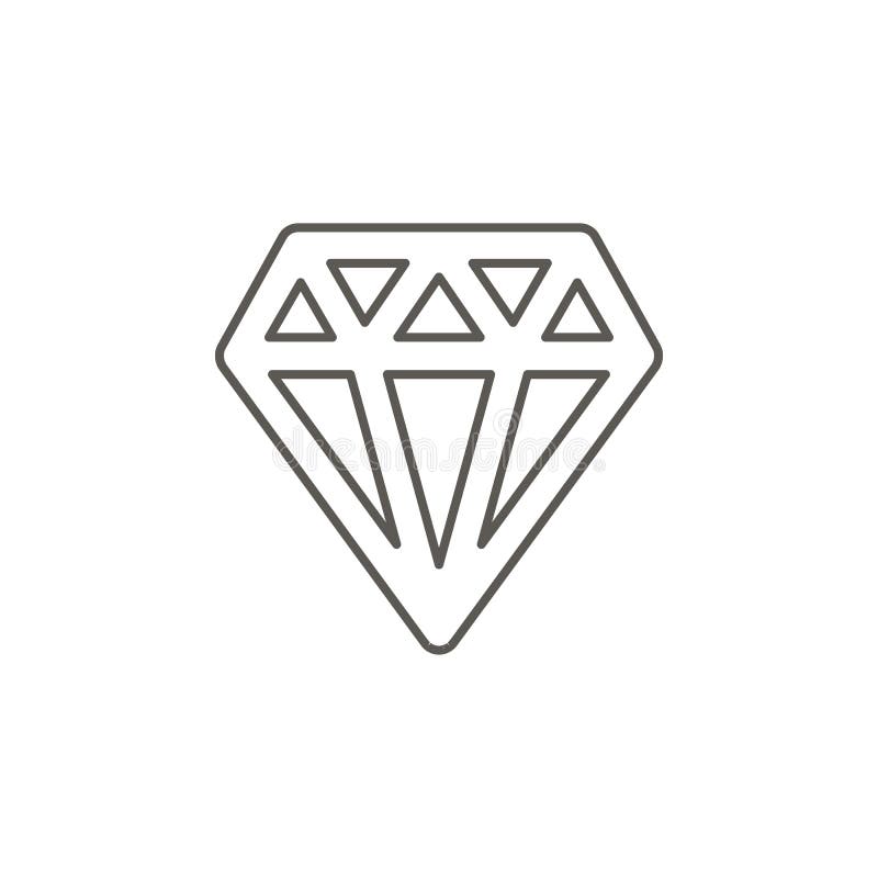 Diamond Vector Icon. Simple Element Illustration from Map and ...