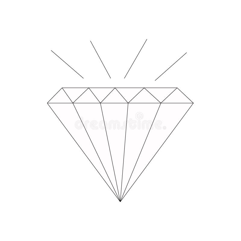Diamond. Vector Illustration Decorative Background Design Stock ...