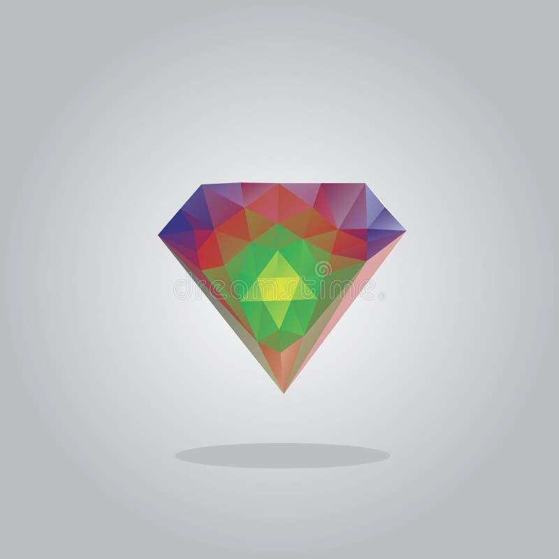 Diamond. Vector Illustration Decorative Design Stock Vector ...