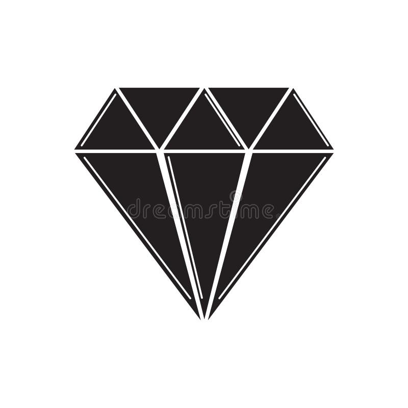 Diamond. Vector Illustration Decorative Design Stock Vector ...